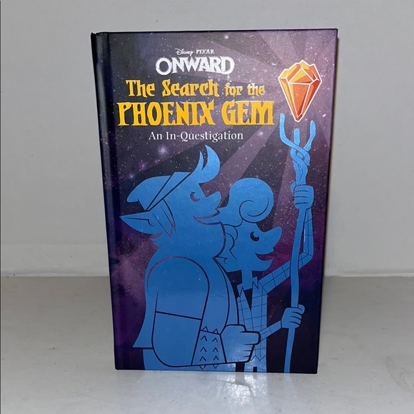 Disney | Toys | Disney Pixar Onward Book With Blue And Purple Cover ...